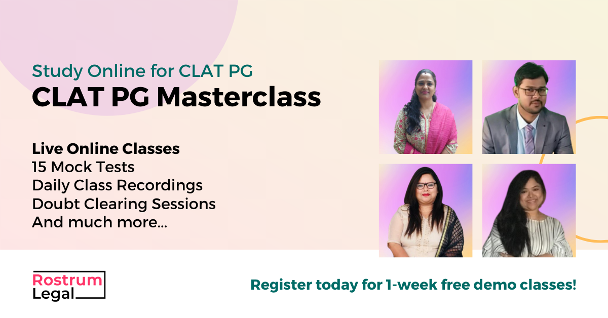 Live Online Coaching for CLAT PG (LLM) Exam | CLAT PG Masterclass